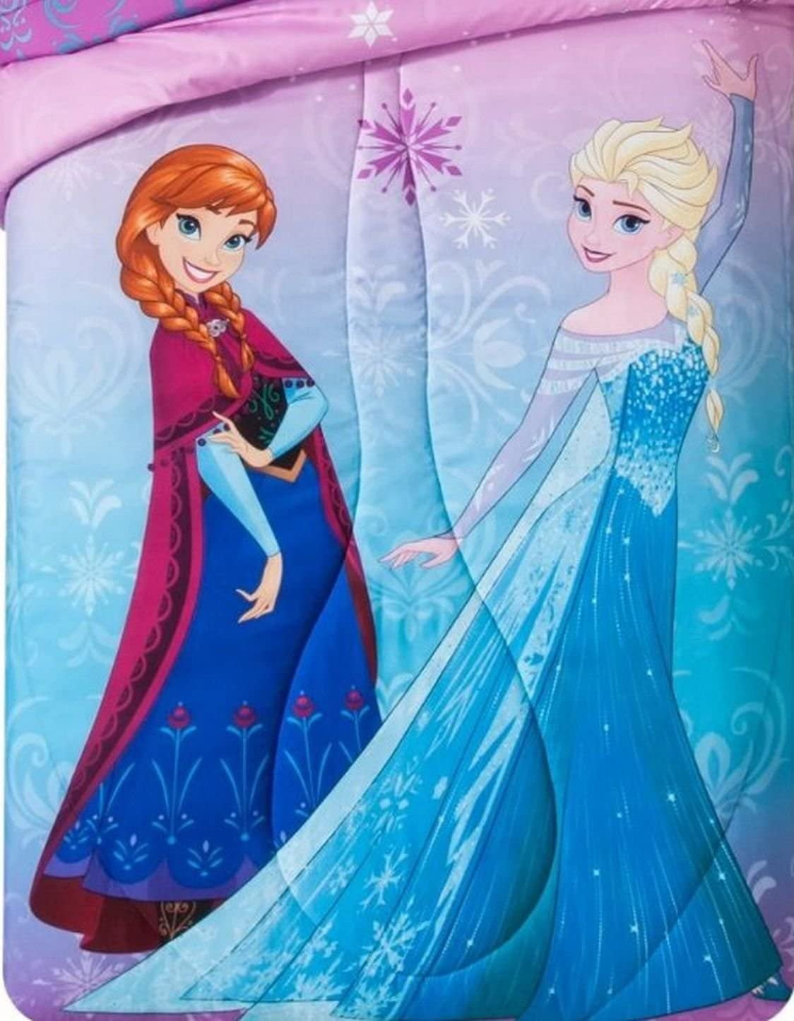 Disney Frozen 2 Elsa and Anna Twin Comforter - 100% Microfiber ...