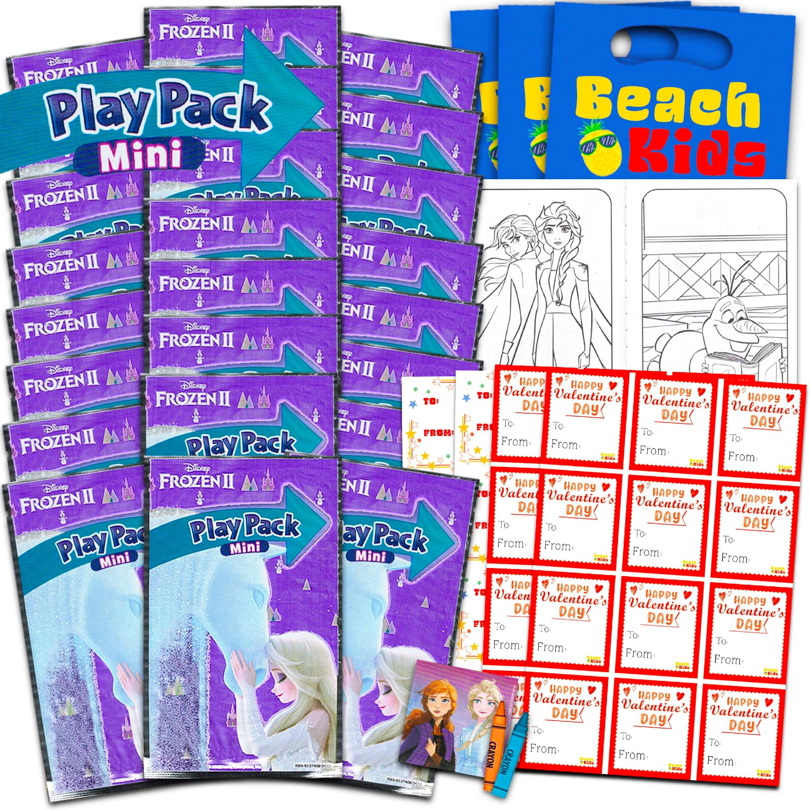 Disney Frozen Valentine's Day Classroom Gift Exchange Bundle - 24 ...