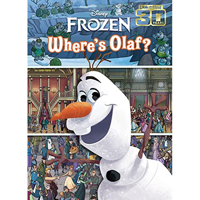 Pre-Owned Disney Frozen - Wheres Olaf? Look and Find Activity Book ...