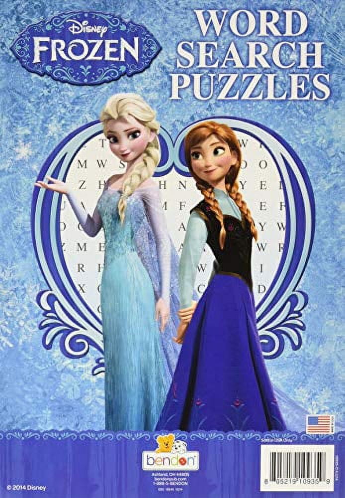Disney Frozen Word Search Puzzles and activity book - Walmart.com