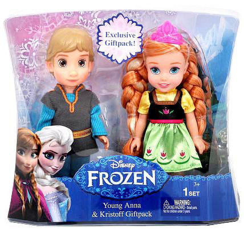 Disney Frozen Anna & Kristoff Doll Set, Princess Toy for Kids - Walmart.com