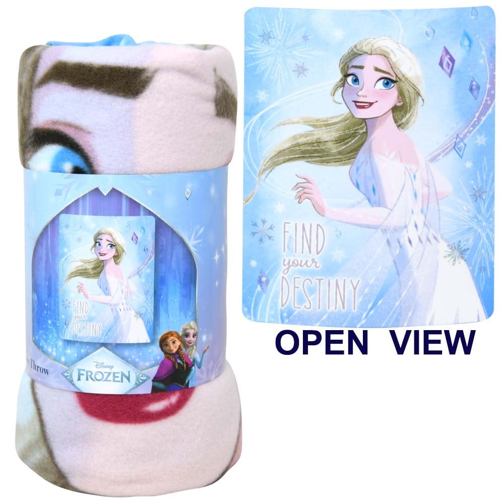 Disney Frozen2 - Magical Destiny Fleece Throw Blanket, 45x60, Elsa ...
