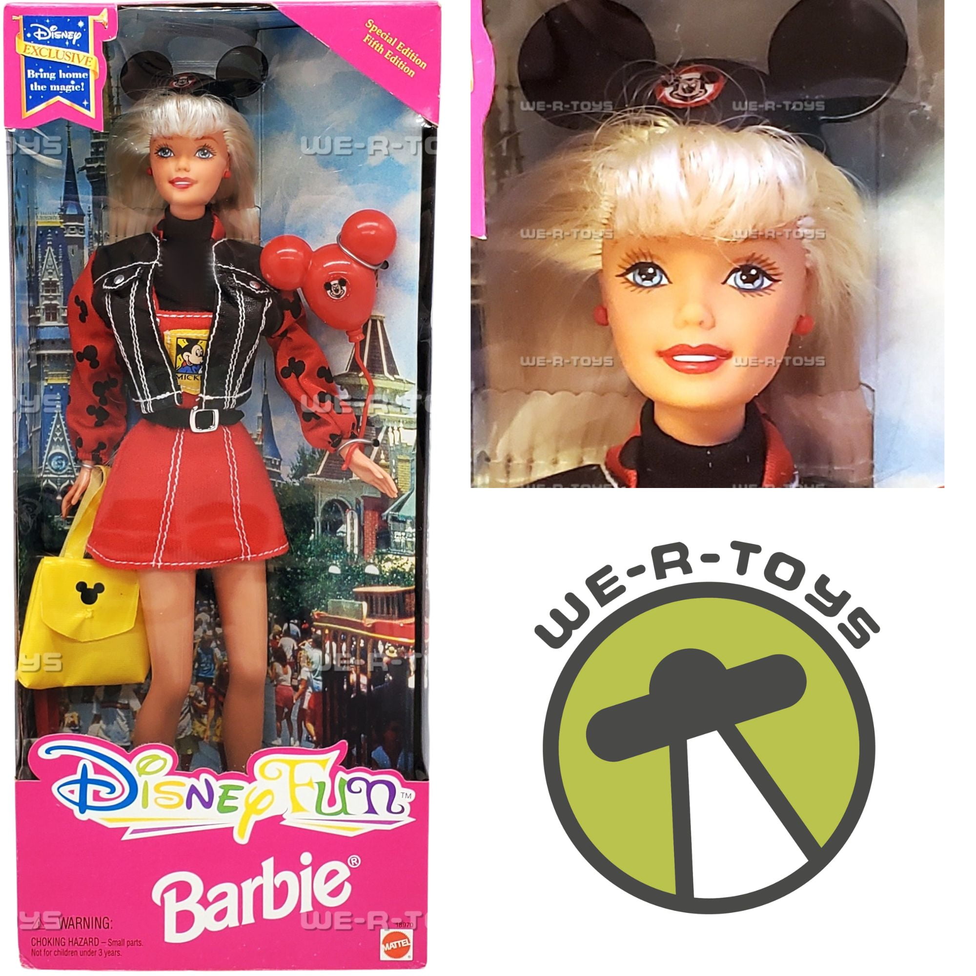 Disney Fun Barbie Doll Special Fifth Edition No. 18970 Mattel 1997 ...