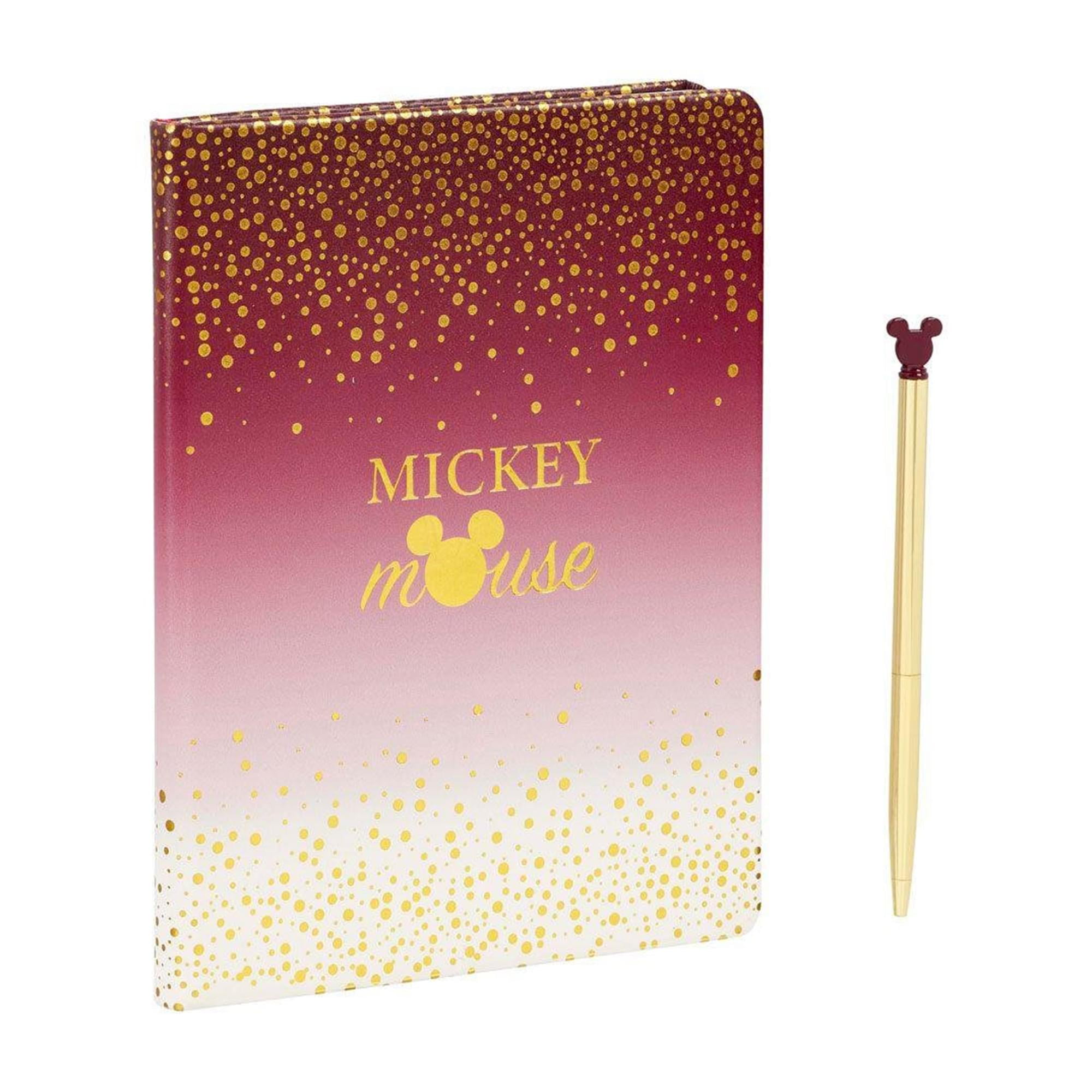 Disney Funko Mickey Mouse Notebook with Berry Glitter Pen, 88 Pages ...