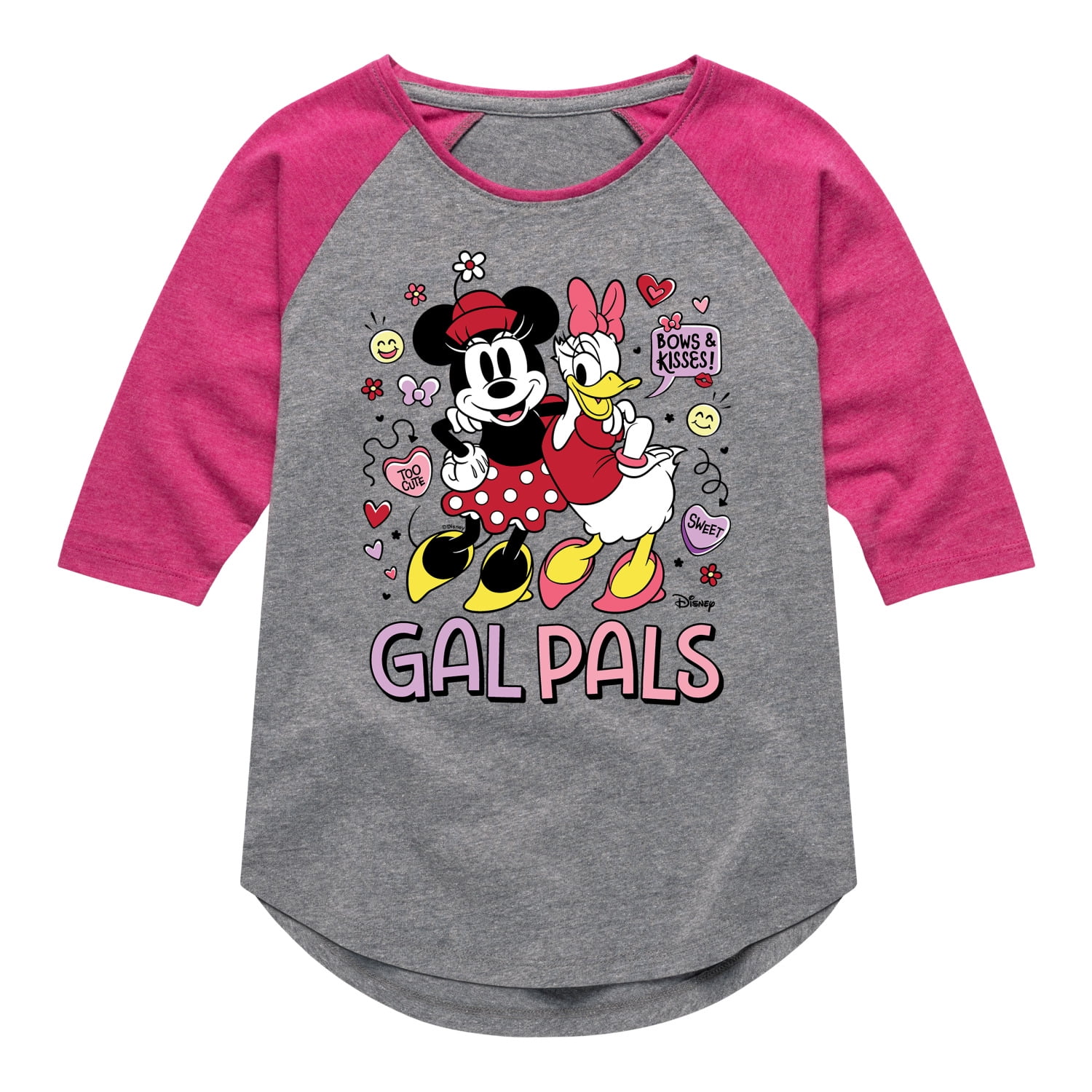 Disney - Gal Pals - Toddler & Youth Girls Raglan Graphic T-Shirt ...