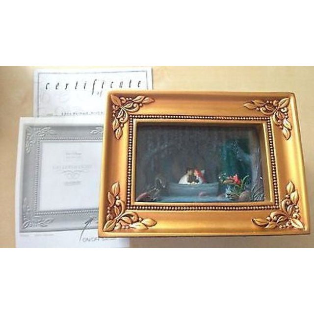 Disney Gallery of Light 3 3/4” Underwater Scene The Little Mermaid Hand ...