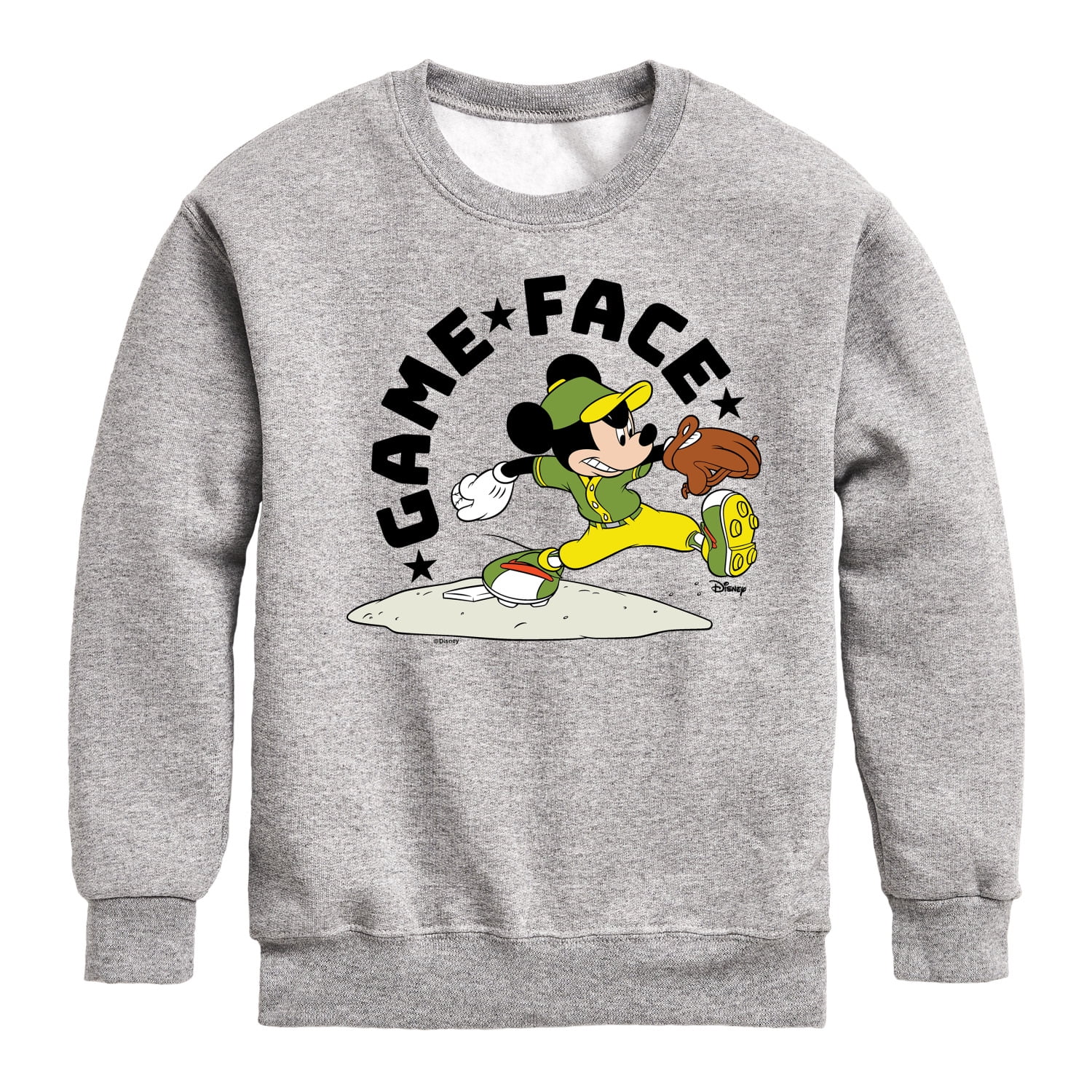 Disney - Game Face Baseball - Toddler & Youth Crewneck Fleece ...