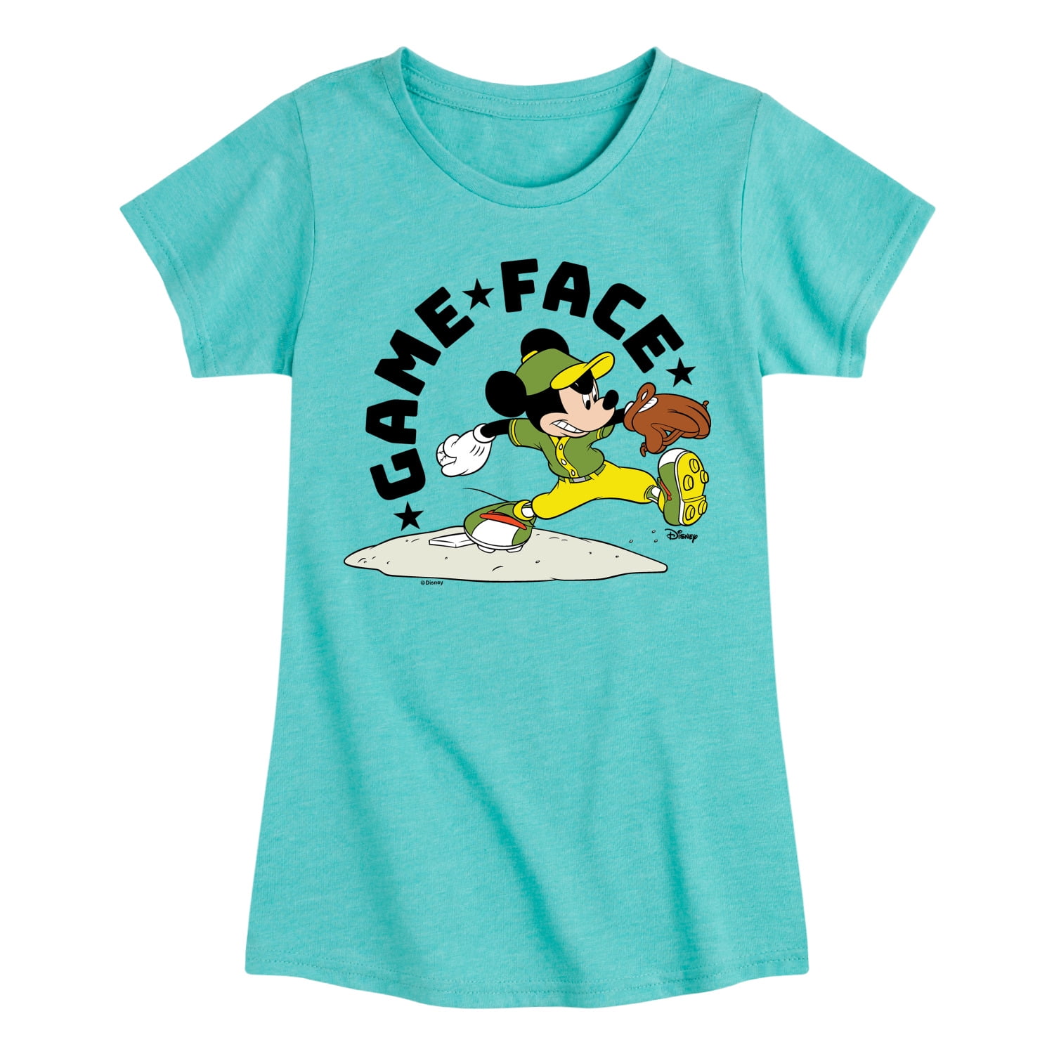 Disney - Game Face Baseball - Toddler & Youth Girls Short Sleeve ...