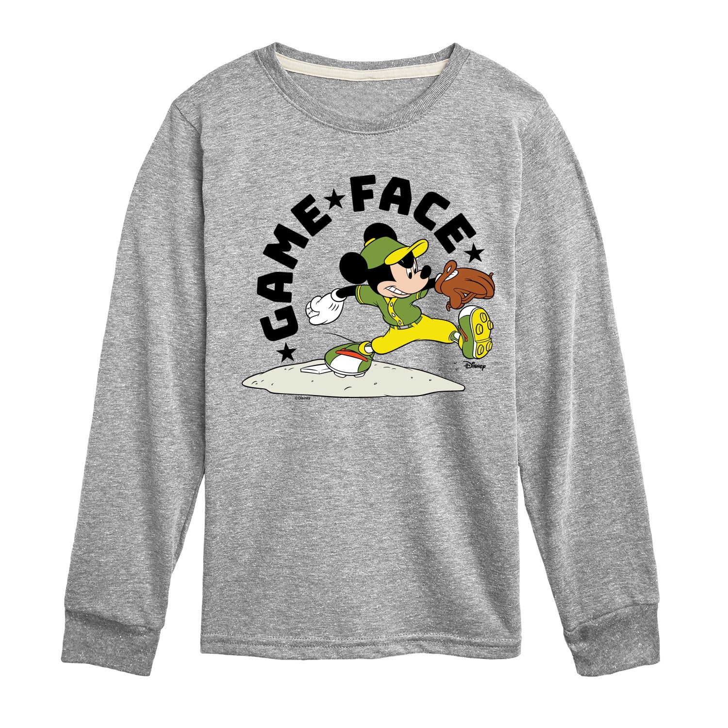 Disney - Game Face Baseball - Toddler & Youth Long Sleeve Graphic T ...