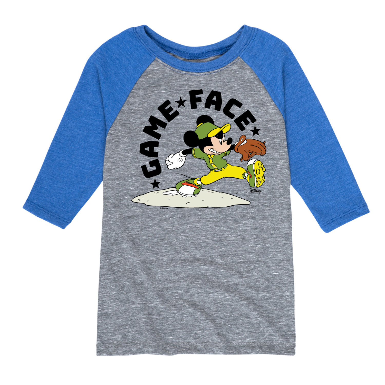 Disney - Game Face Baseball - Toddler & Youth Raglan Graphic T-Shirt ...