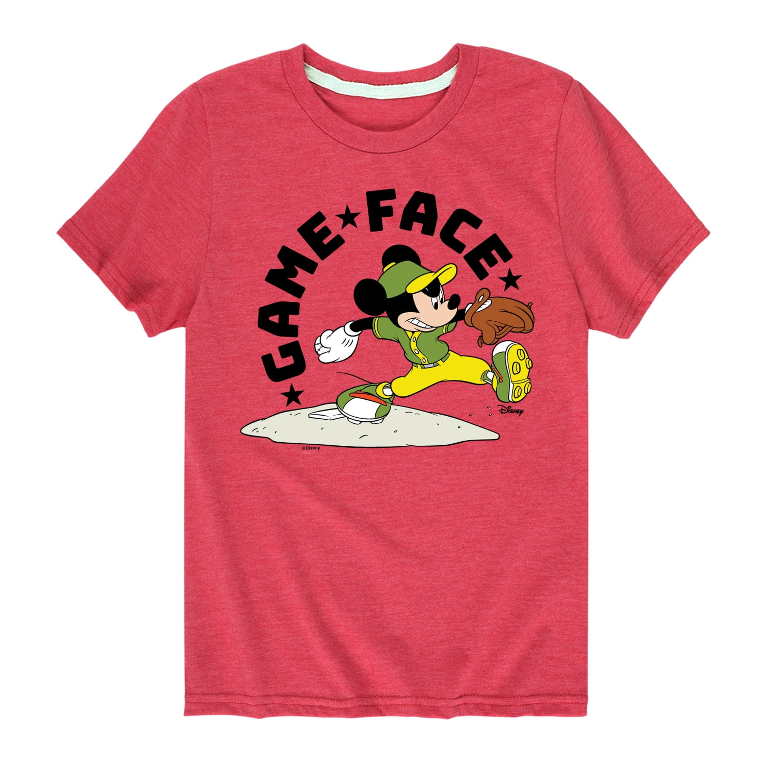 Disney - Game Face Baseball - Toddler & Youth Short Sleeve Graphic T ...