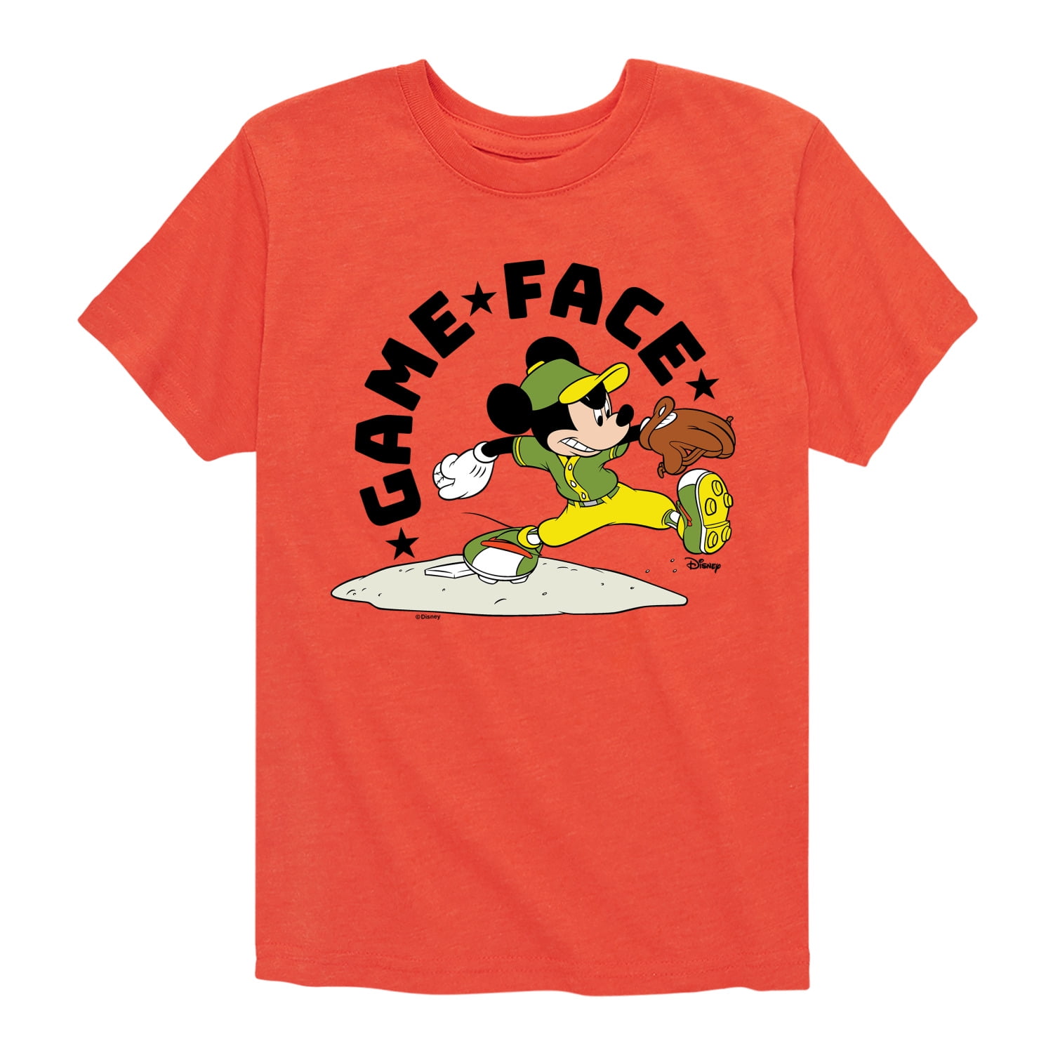 Disney - Game Face Baseball - Toddler & Youth Short Sleeve Graphic T ...
