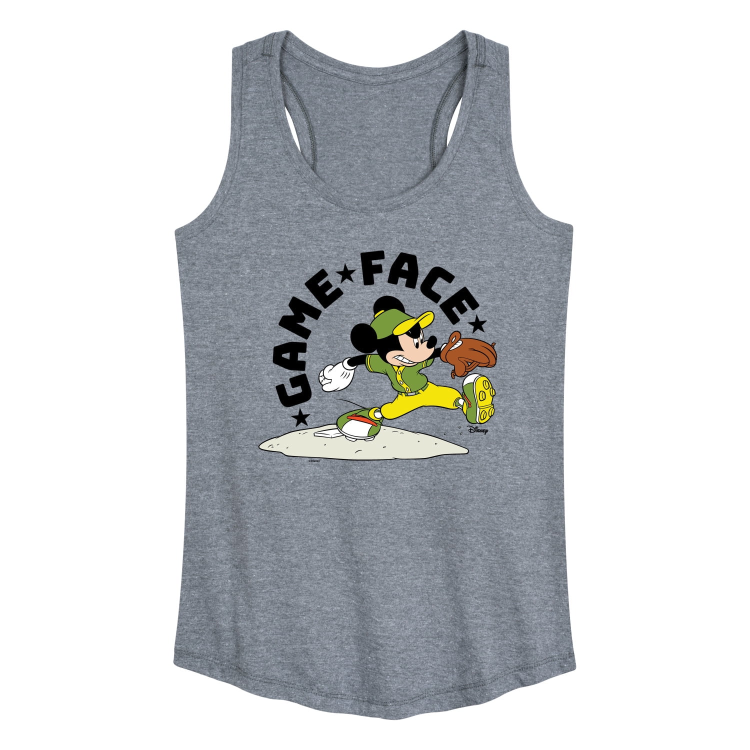Disney - Game Face Baseball - Women's Racerback Tank Top - Walmart.com