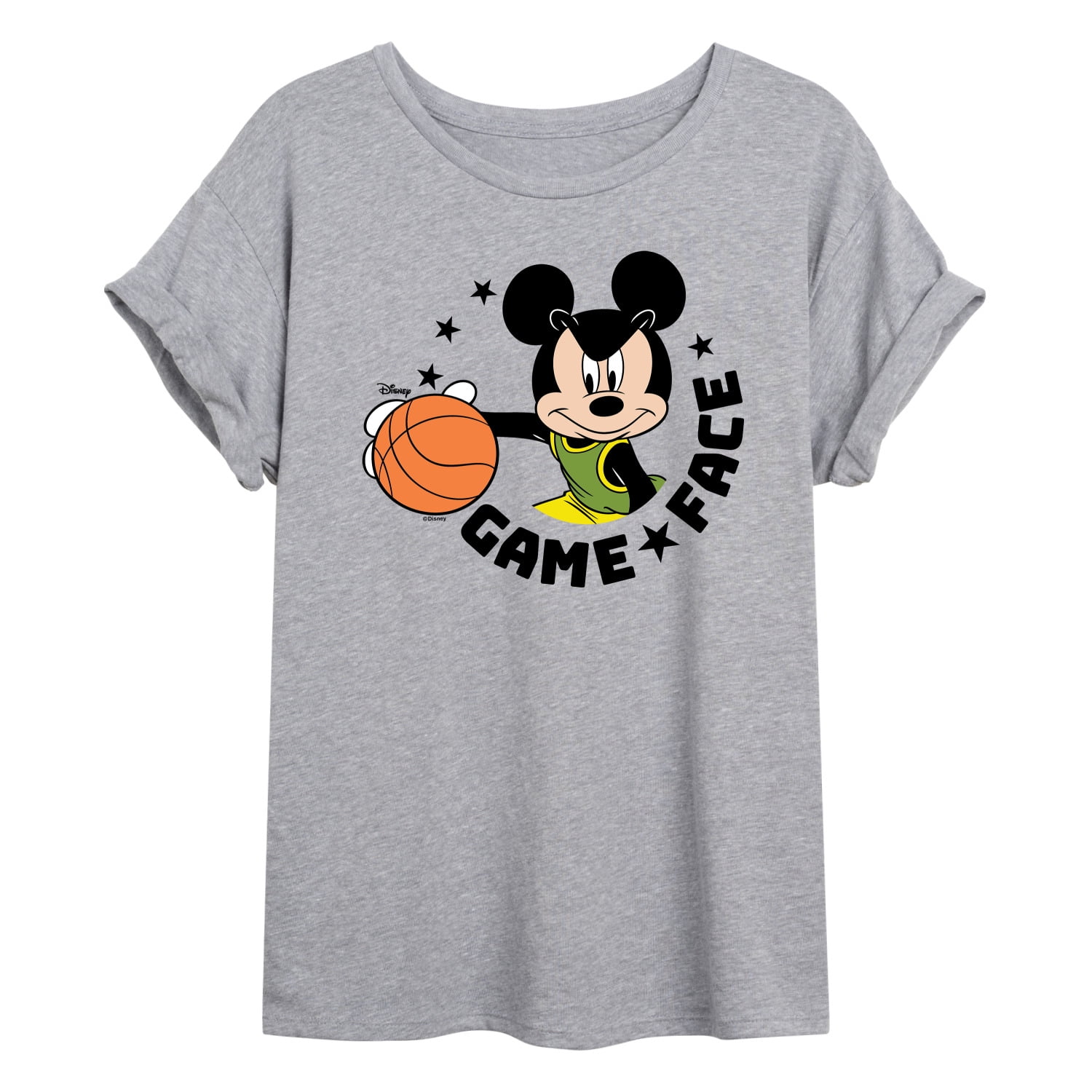 Disney - Game Face Basketball - Women's Oversized T-Shirt - Walmart.com