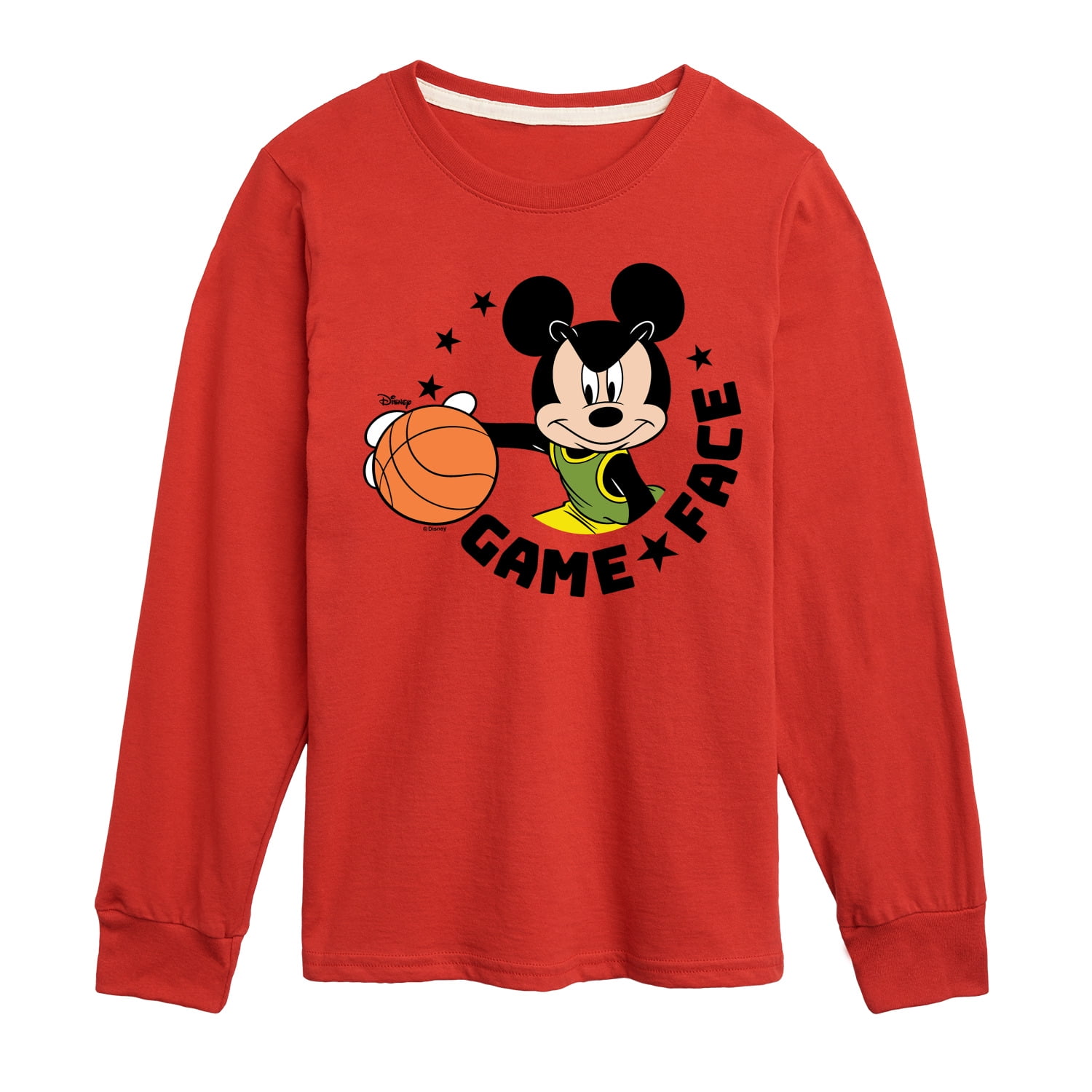 Disney - Game Face Basketball - Toddler & Youth Long Sleeve Graphic T ...