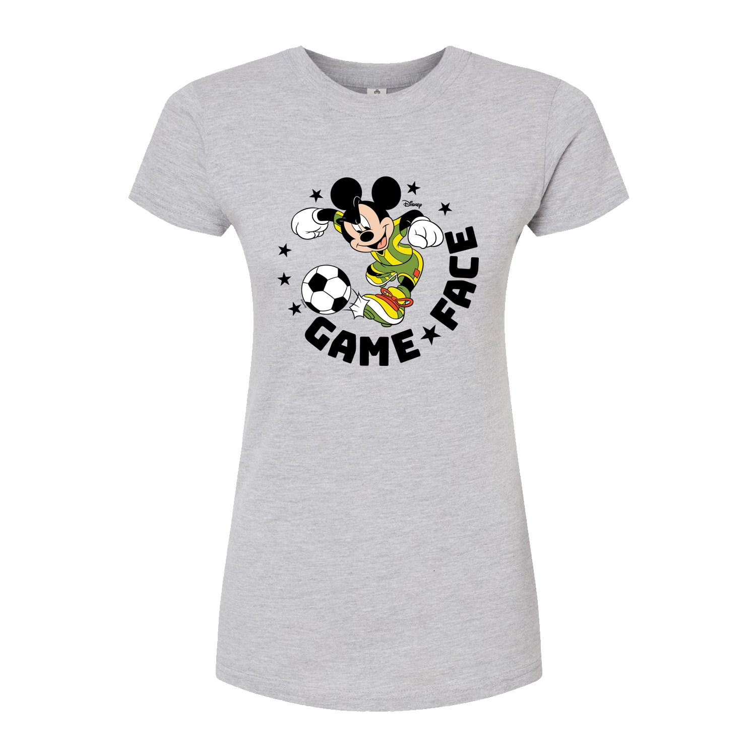 Disney - Game Face Soccer - Juniors Fitted Graphic T-Shirt - Walmart.com