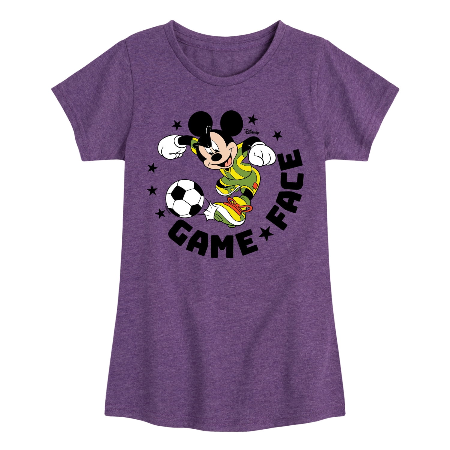 Disney - Game Face Soccer - Toddler & Youth Girls Short Sleeve Graphic ...