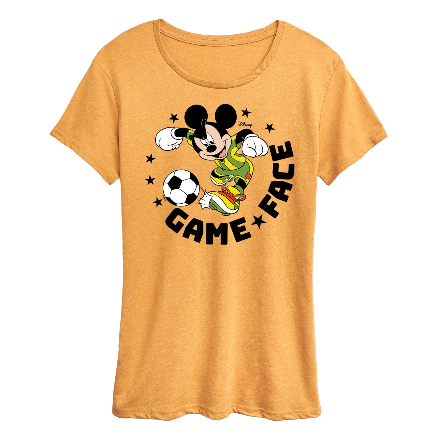 Disney - Game Face Soccer - Women's Short Sleeve Graphic T-Shirt ...