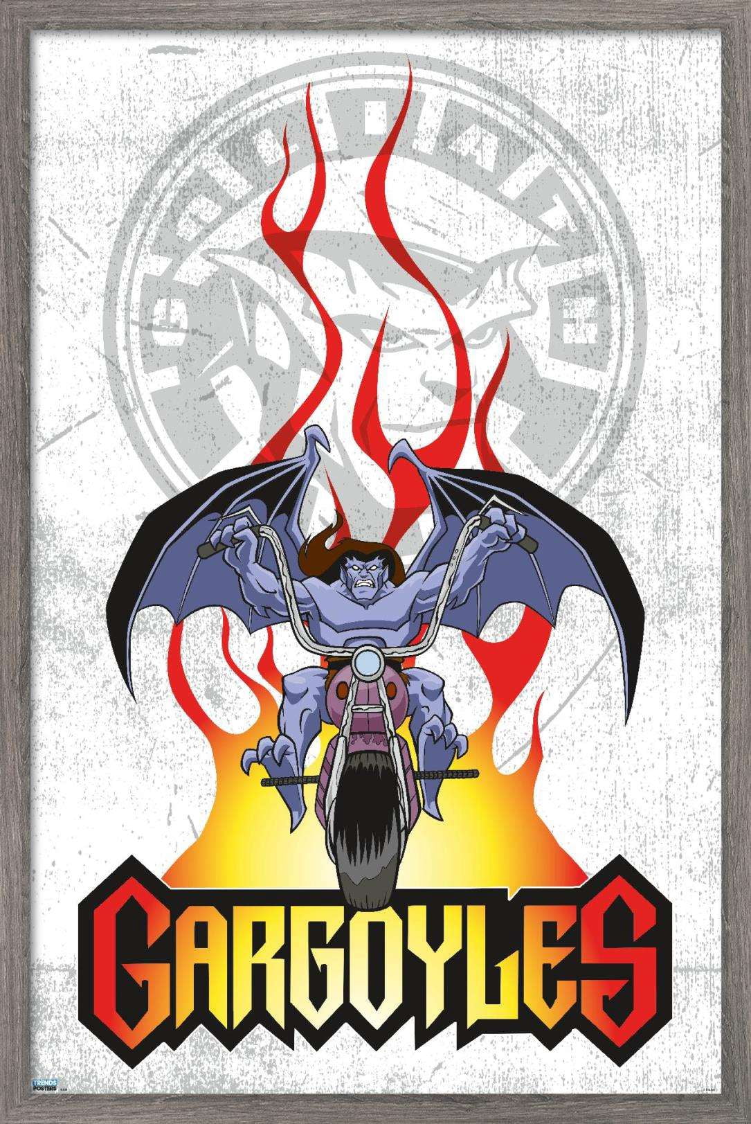 Disney Gargoyles - Goliath Wall Poster, 14.725" x 22.375", Framed ...