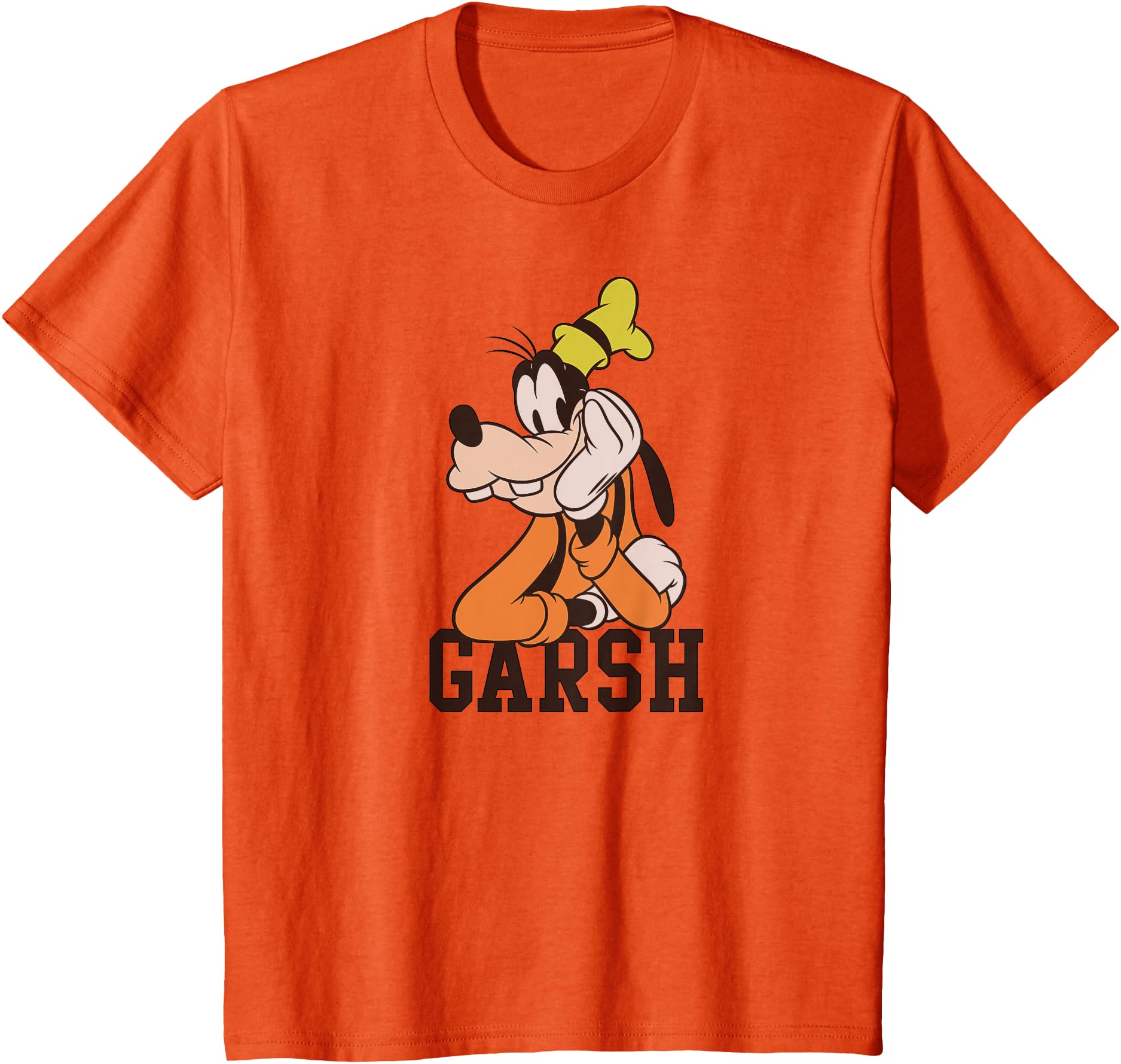 Disney Garsh Goofy T-Shirt, Orange Color, Size 5/6 - Walmart.com