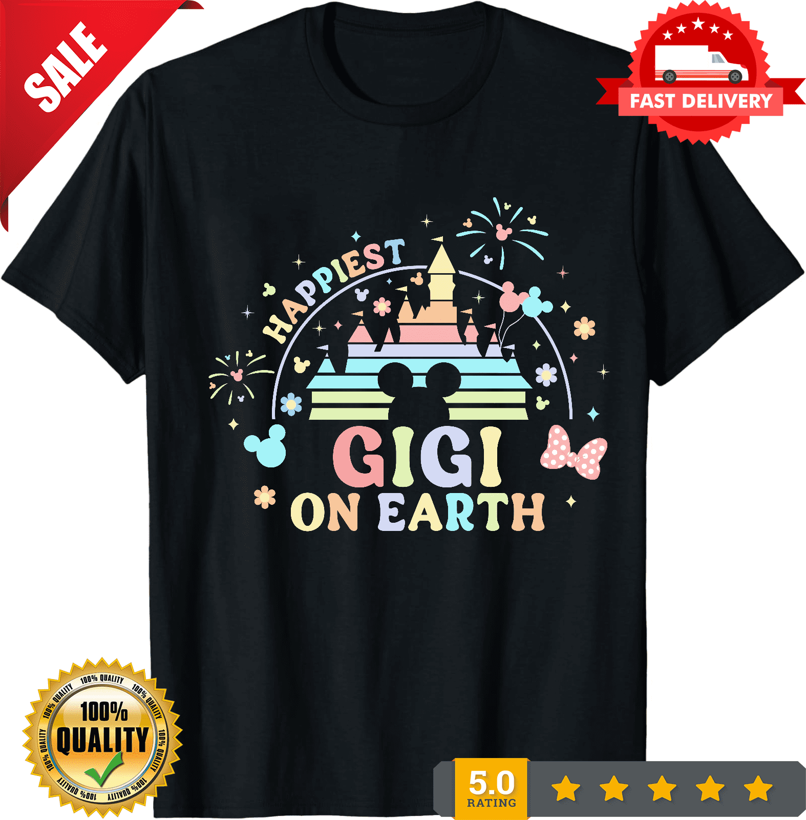 Disney Gigi Shirt, Disney Family Shirts, Mothers Day Shirt, Happiest ...