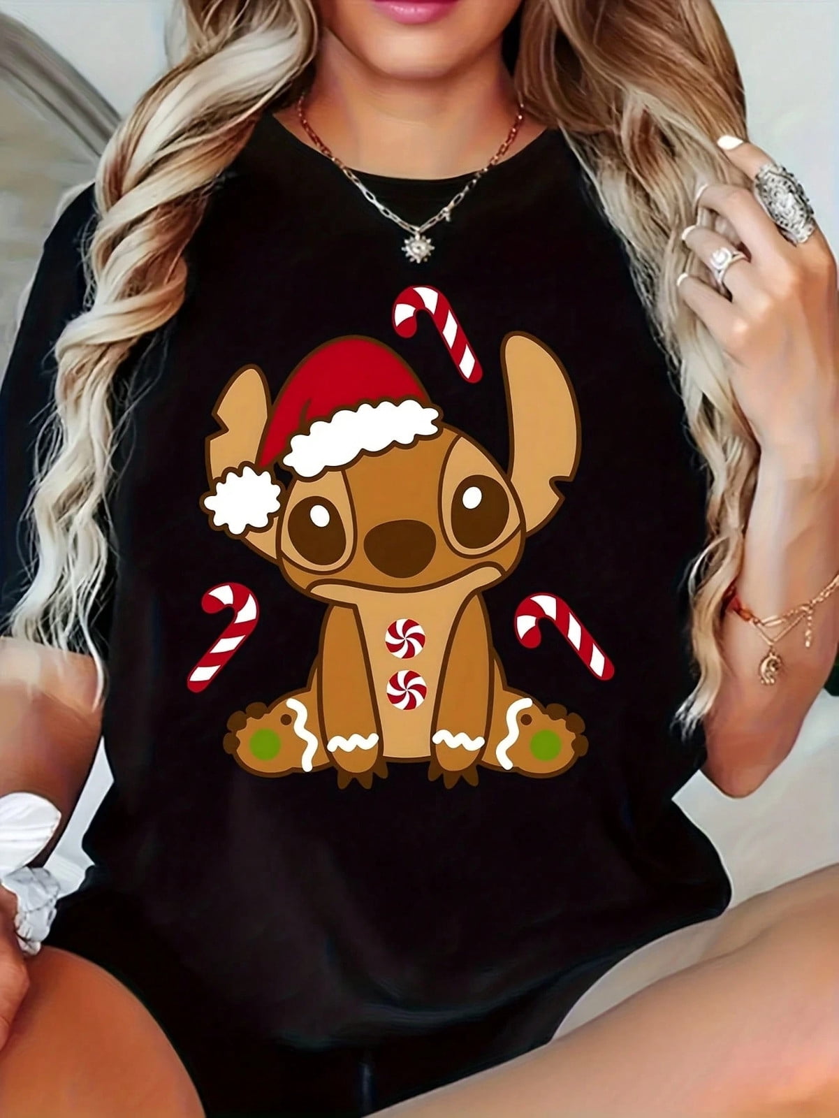 Disney Gingerbread Stitch Christmas Holiday Cookie Baker Treat Icing ...