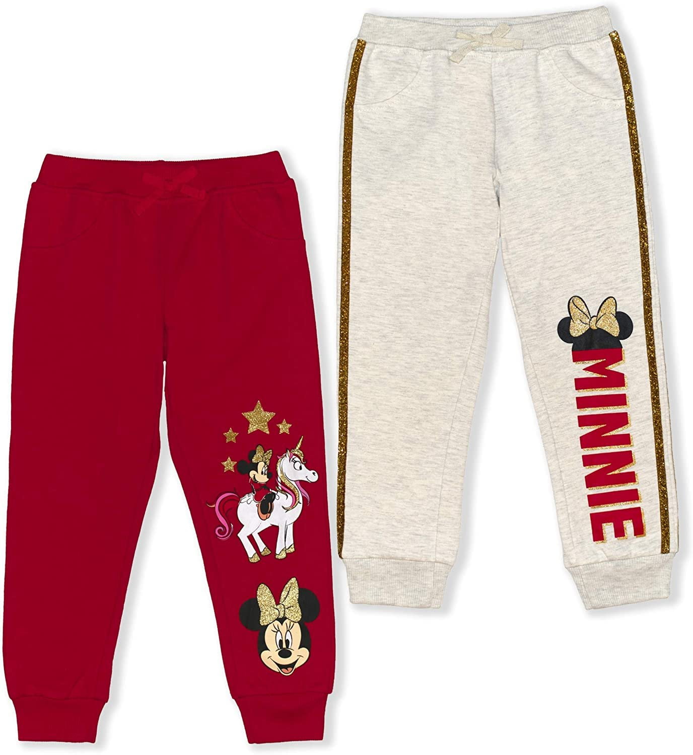 Disney Girl's 2-Piece Minnie Mouse Jogger Pant Set - Walmart.com