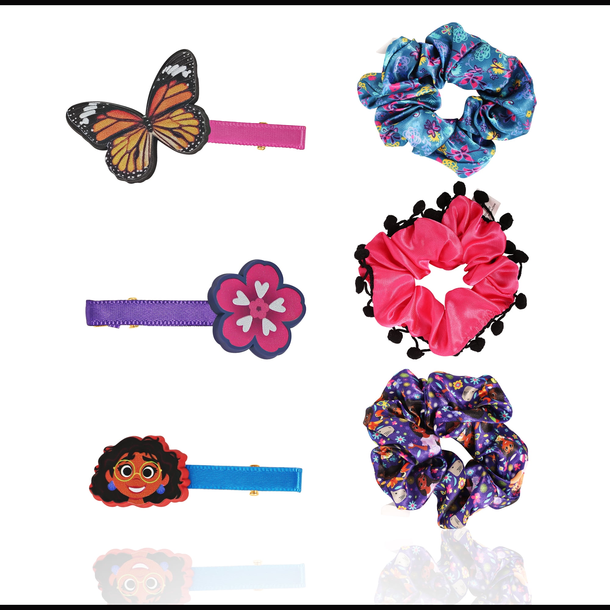 Disney Girl's Encanto Hair Clips and Scrunchies Set, 3 Pieces - Walmart.com