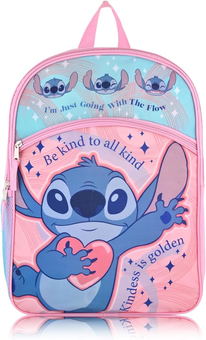 Disney Lilo & Stitch So Not Ordinary 5-Piece Backpack Set for school ...