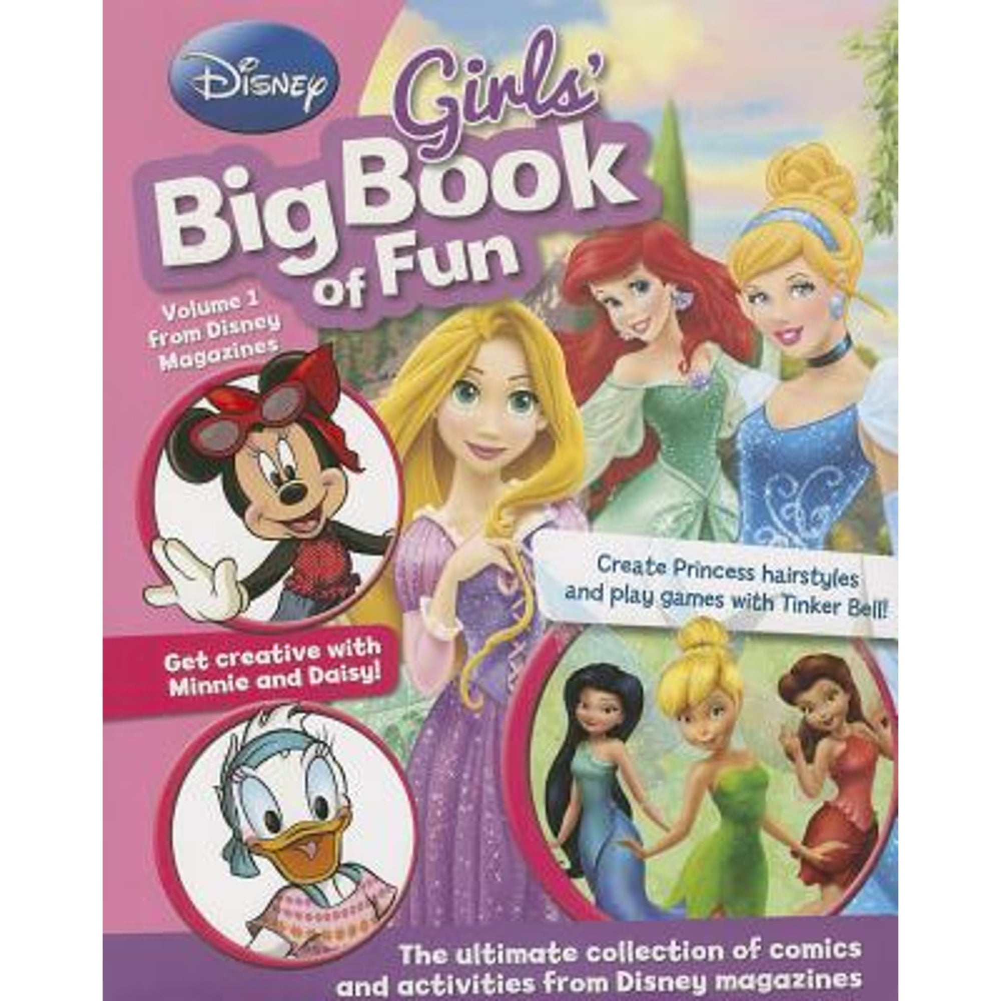 DISNEY BIG BOOK OF FUN%FOR GIRLS - Walmart Business Supplies