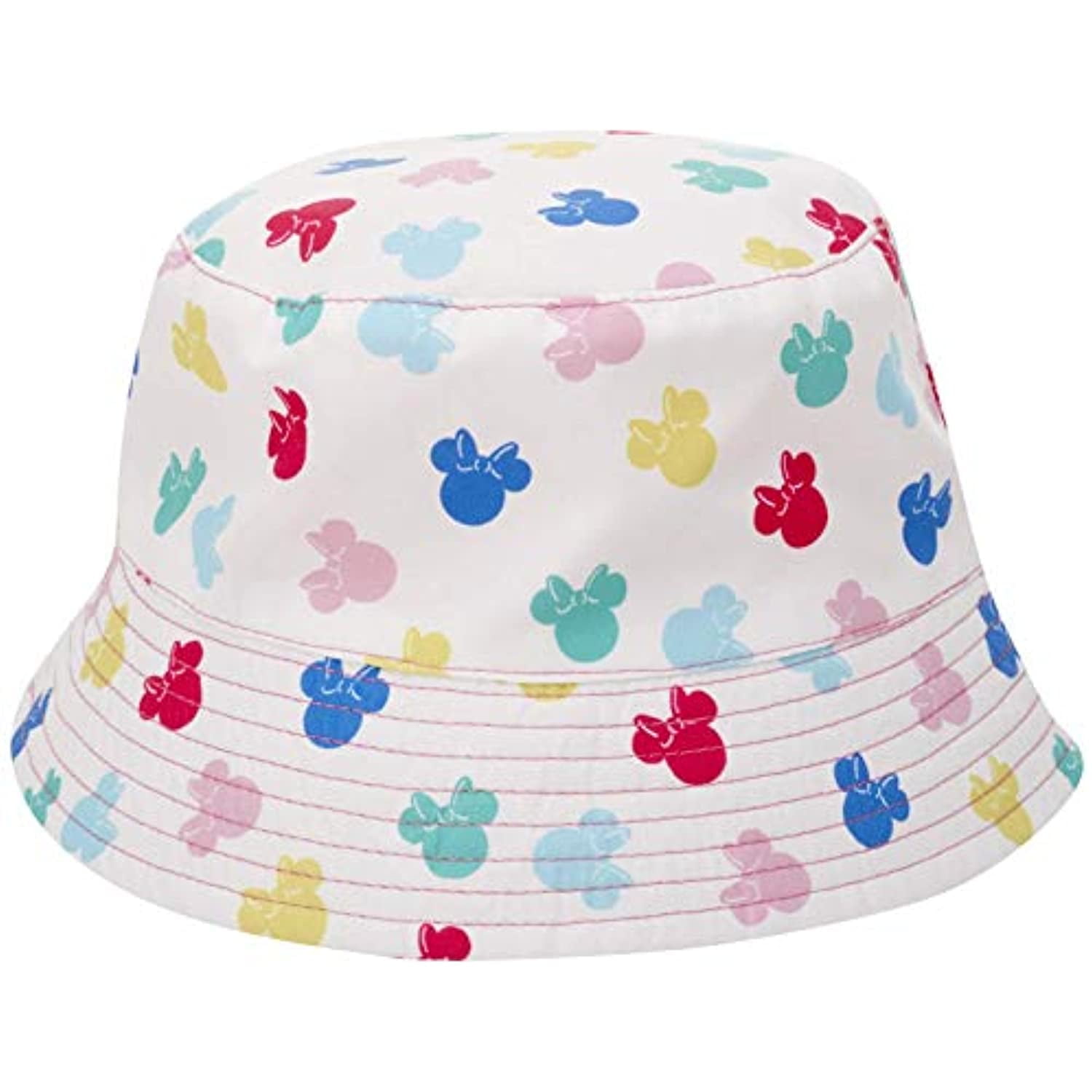 Disney Girls Reversible Bucket Hat Minnie Mouse Princess Sun Hat for ...