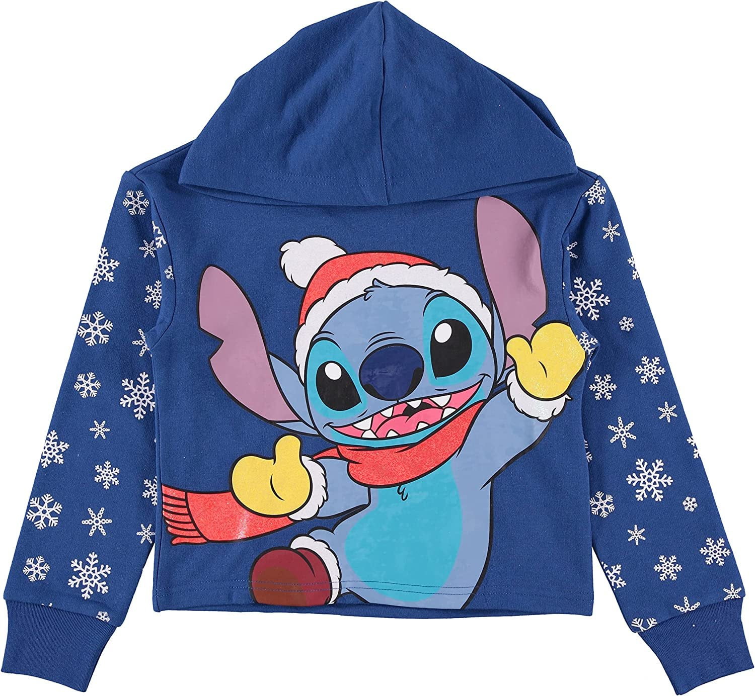 Disney Girls Christmas Hoodie- Lilo & Stitch, Minnie Mouse, Mickey ...
