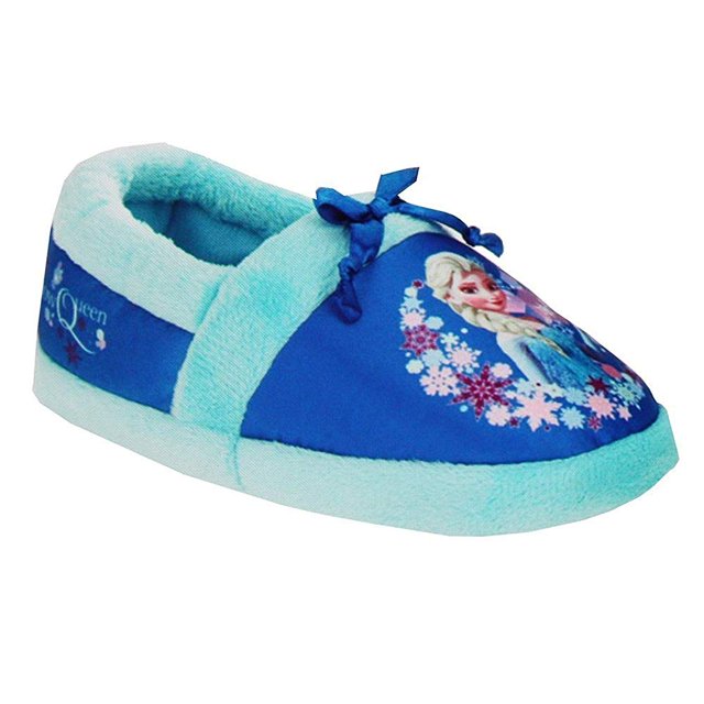 Disney Girls Elsa Slippers Toddler,Purple/Pink,5/6 - Walmart.com