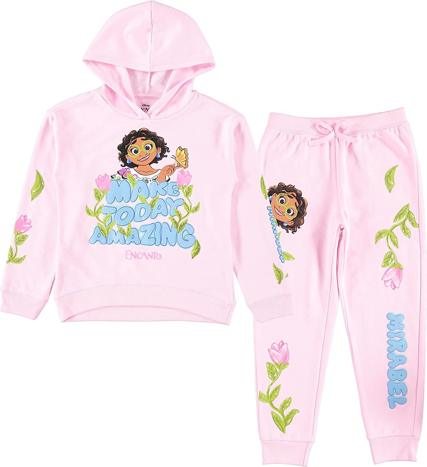 Disney Girls Encanto Pullover Hoodie and Sweatpants Jogger Clothing Set ...