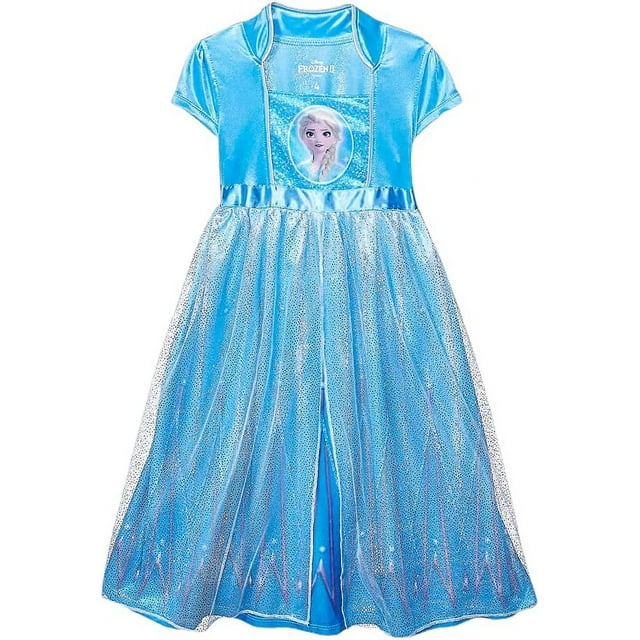 Disney Girls Fantasy Gown Nightgown 2t Fantasy Elsa