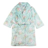 Disney Lilo & Stitch Girls Soft White Rainbow Robe House Coat Pajama 6 ...