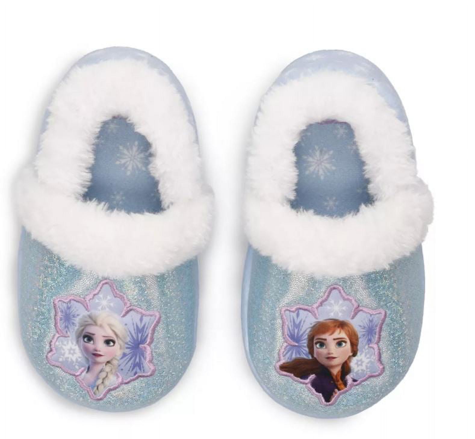 Disney Girls Frozen Slippers Sizes 5-12. - Walmart.com