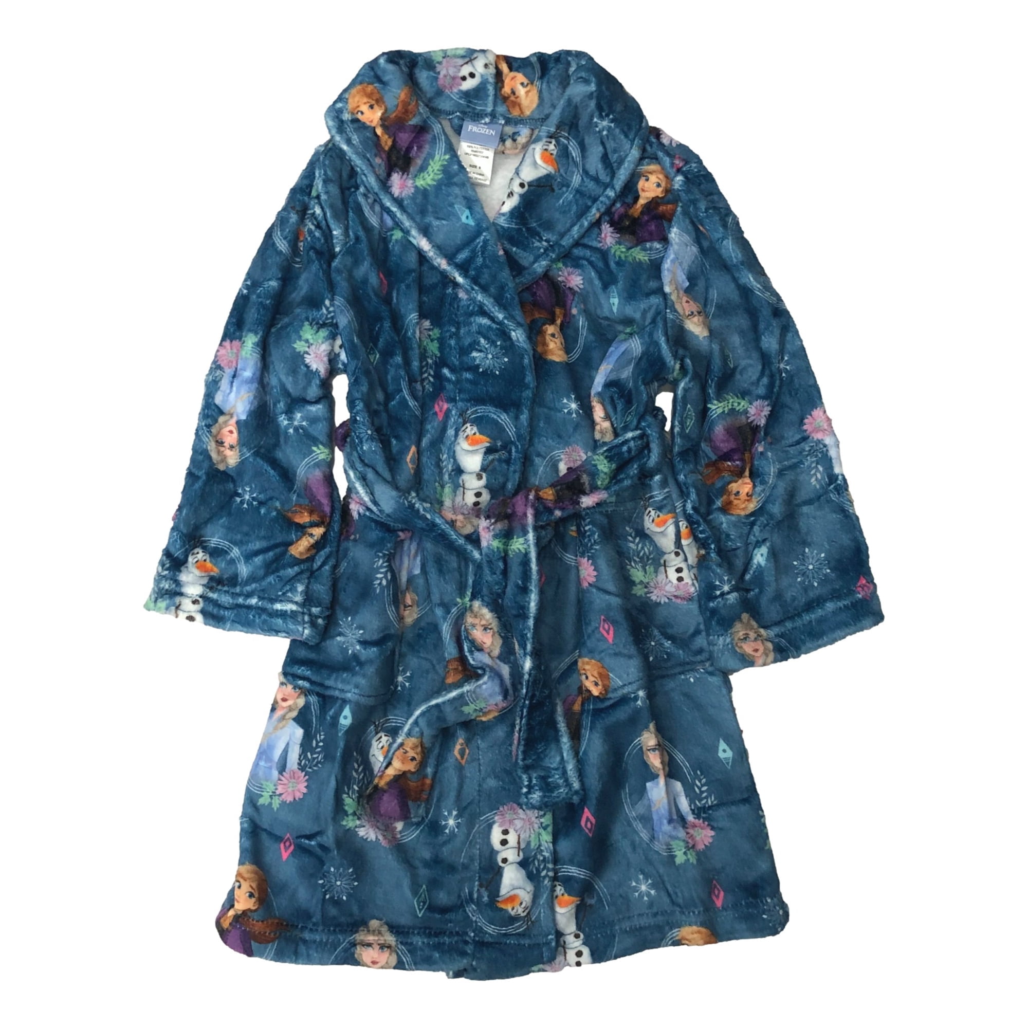 Disney Girls Frozen Themed Pajama Robe, Size 6 - Walmart Business Supplies