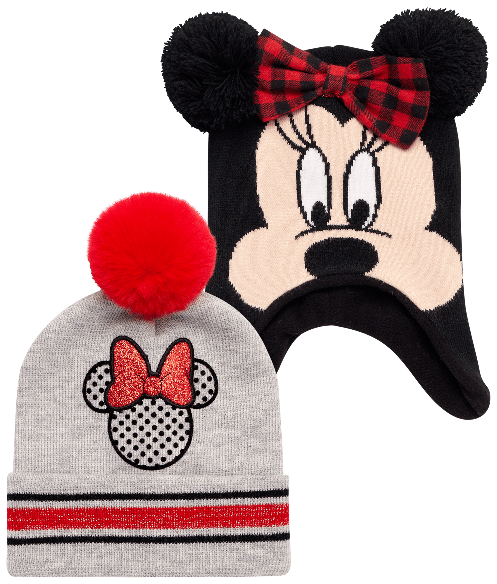 Disney Girls’ Frozen Winter Hat – 2 Pack Elsa, Anna, or Minnie Mouse ...