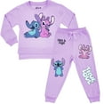 Disney Girls Lilo & Stitch Clothing Set - Stitch Sweatshirt Hoodie and ...