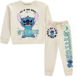 Disney Girls Lilo & Stitch Clothing Set - Stitch Sweatshirt Hoodie and ...