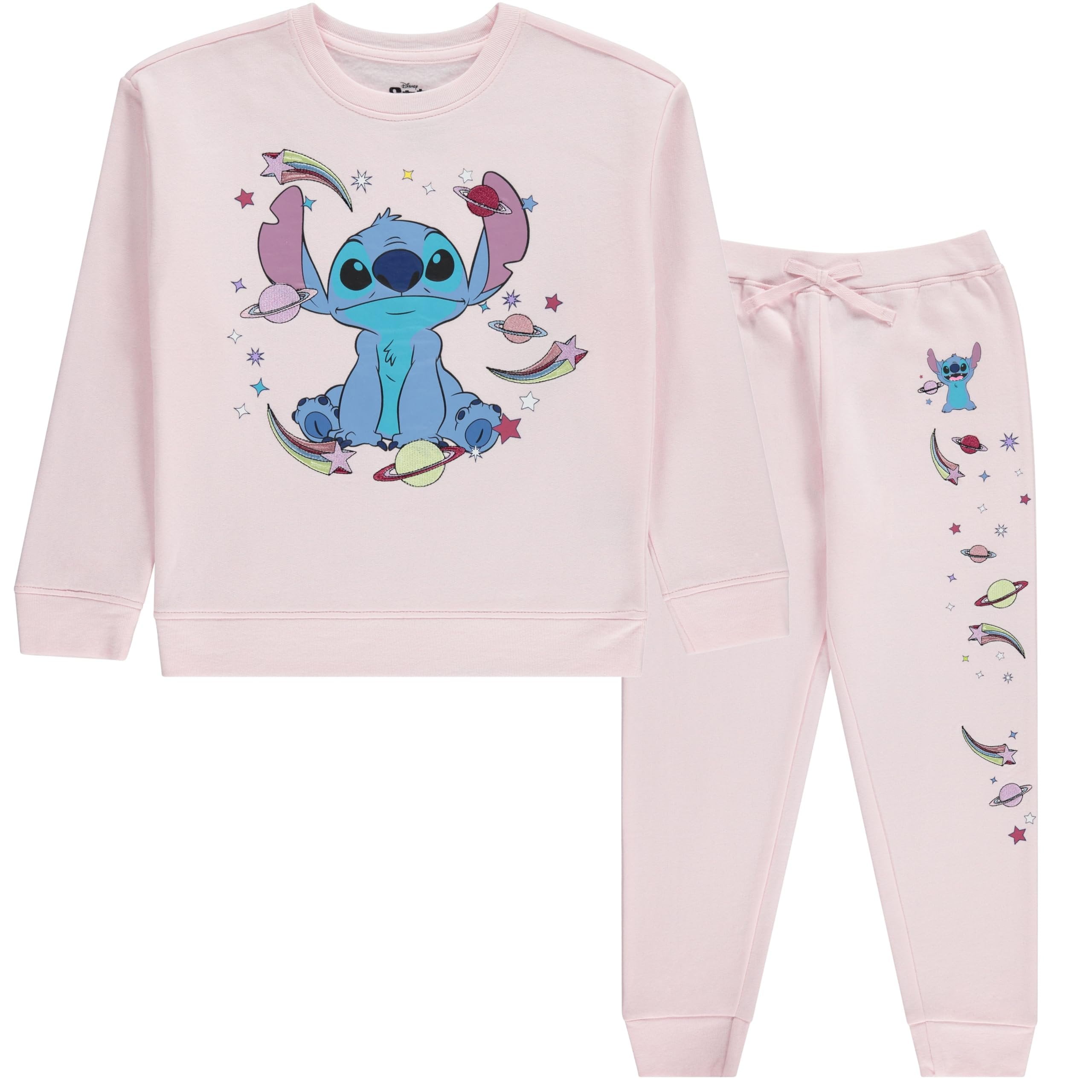 Disney Girls Lilo & Stitch Clothing Set - Stitch Sweatshirt Hoodie and ...