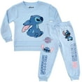 Disney Girls Lilo & Stitch Clothing Set - Stitch Sweatshirt Hoodie and ...