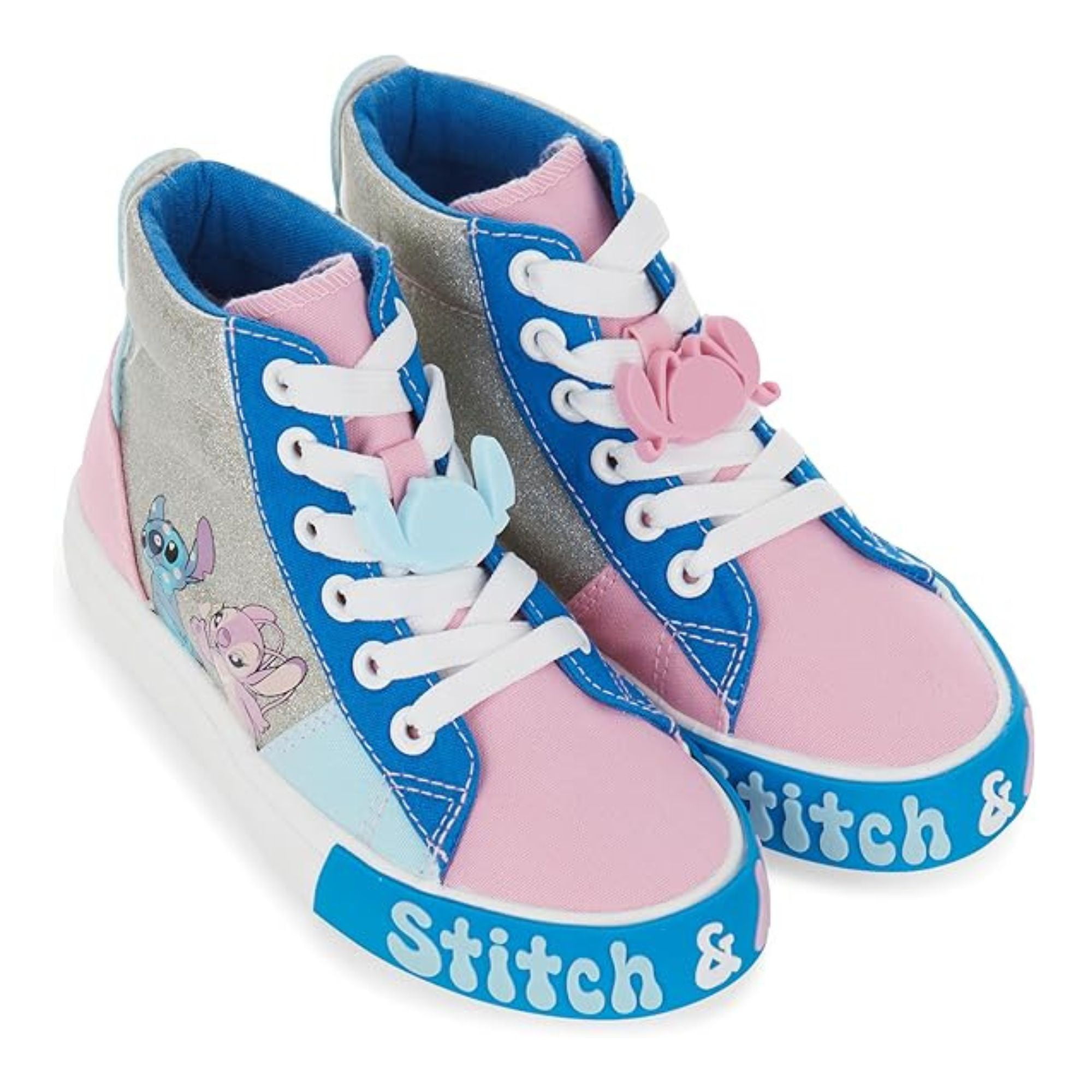 Disney Girls Lilo and Stitch Sneakers, High Top Casual Stitch Shoes ...