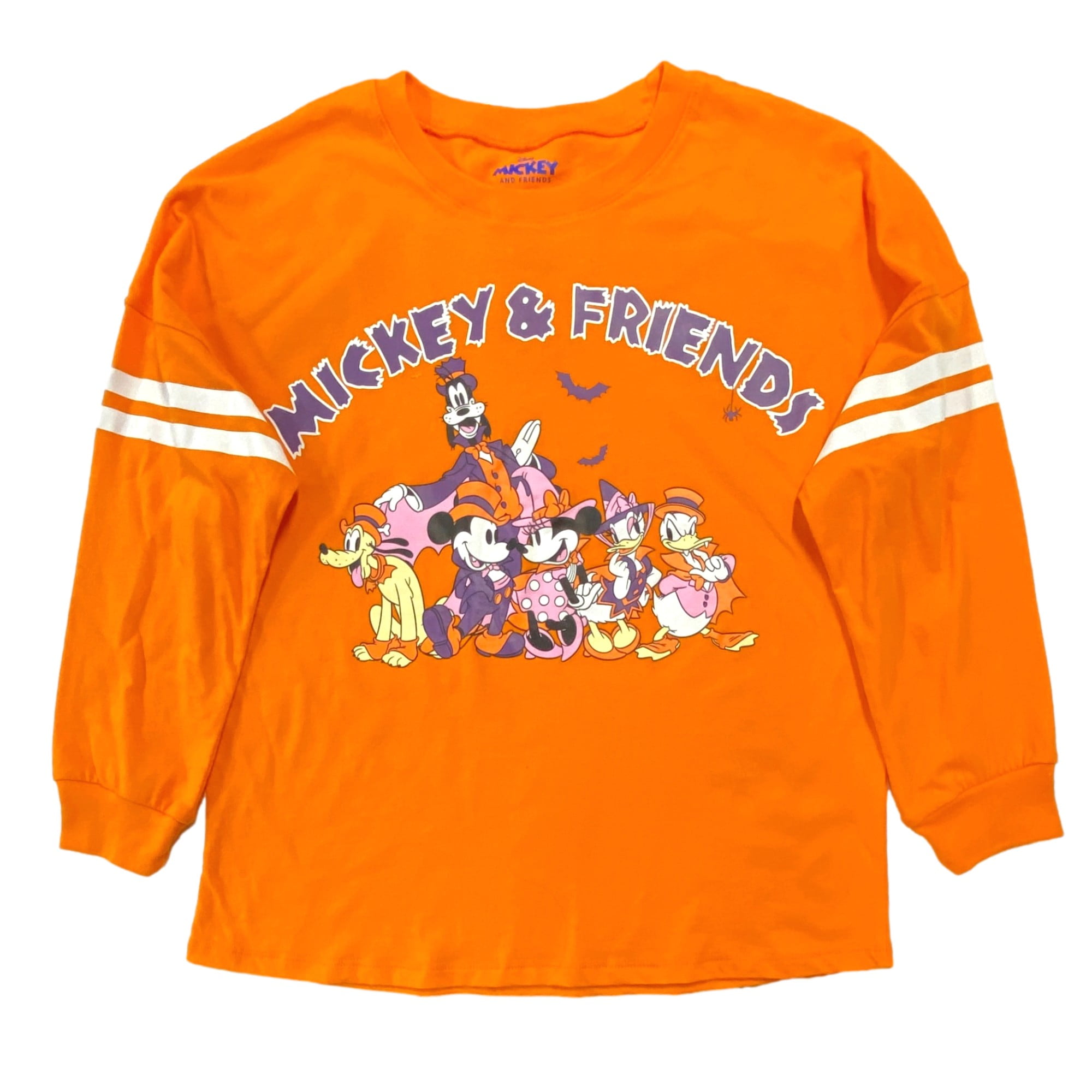 Disney Girls Mickey & Minnie Mouse Boo Crew Halloween Long Sleeve Shirt ...