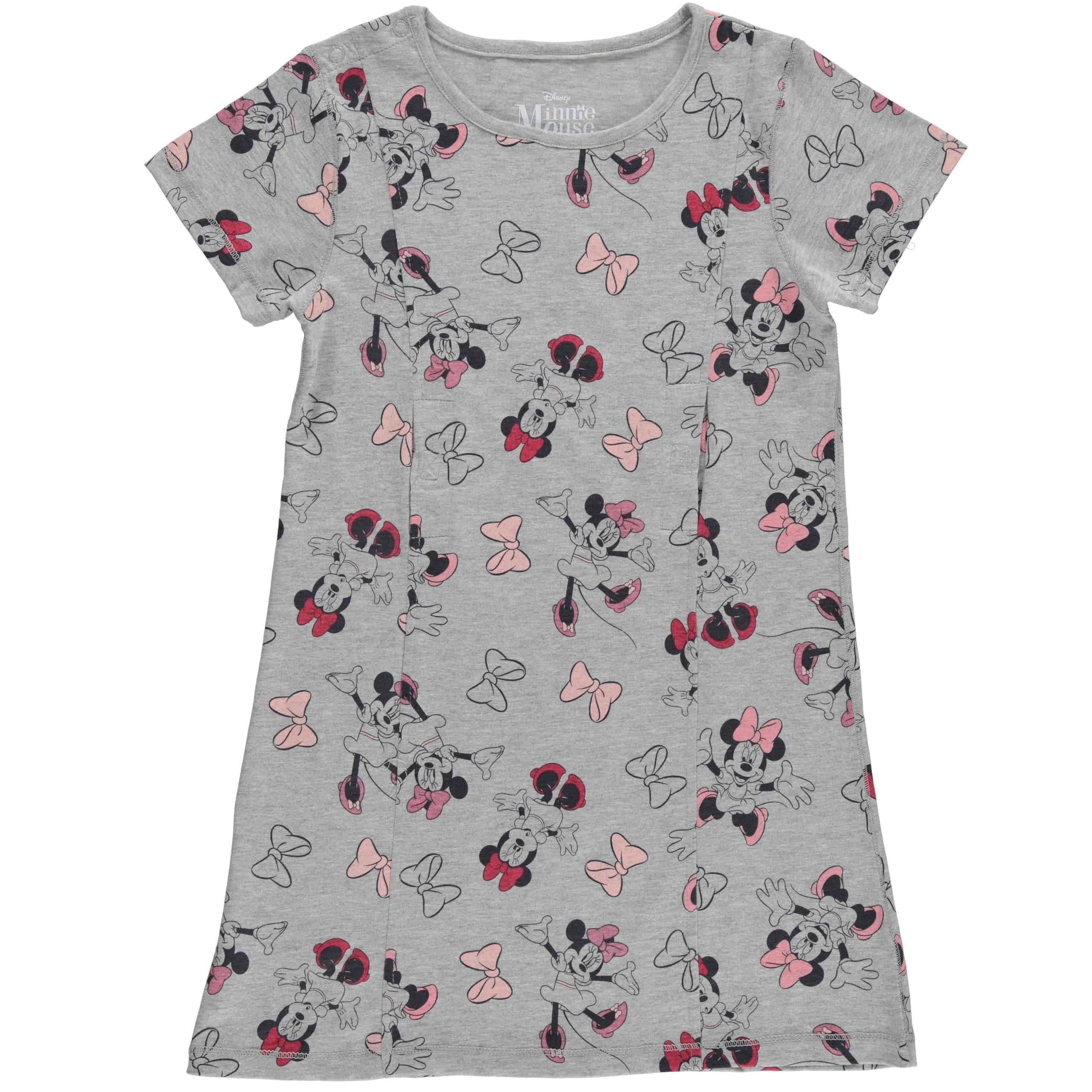 Disney Girls Minnie Mouse Adaptive T-Shirt Dress, Minnie Mouse Clothing ...