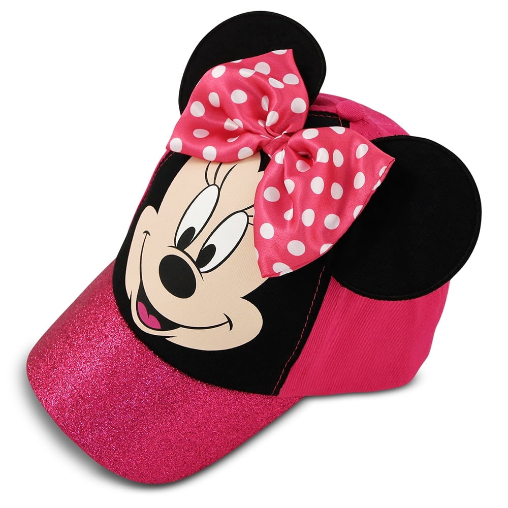 Disney Girls’ Minnie Mouse Glitter Baseball Cap – Minnie Mouse Costume ...