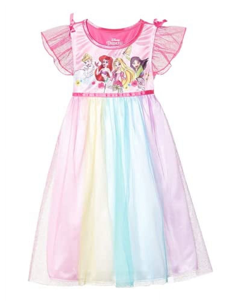 Disney Girls' Toddler Princess Sleep Night Fantasy Gown, 4T - Walmart.com