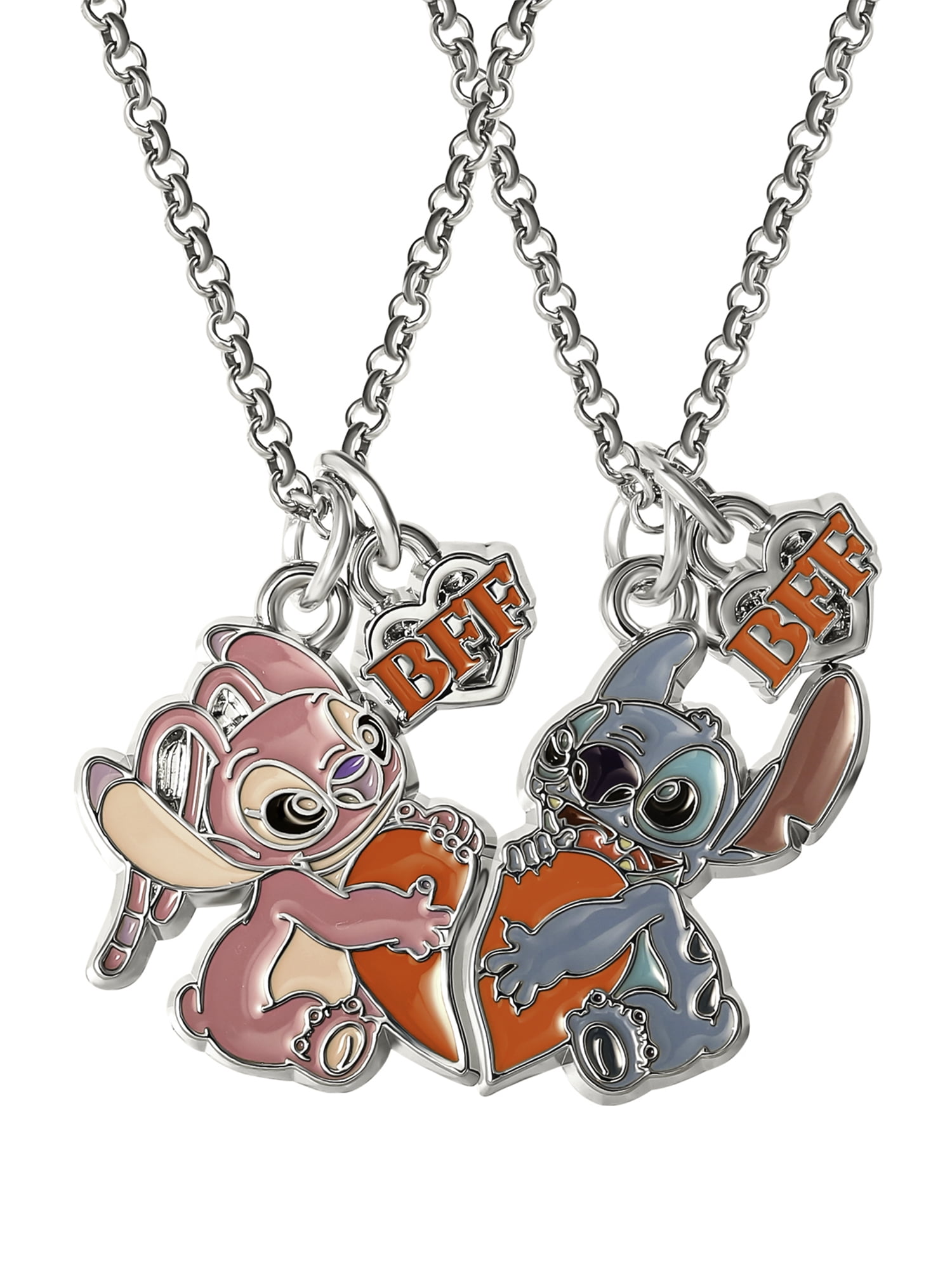 Disney Girls/Tween Stitch Best Friends Necklace Set - Walmart.com