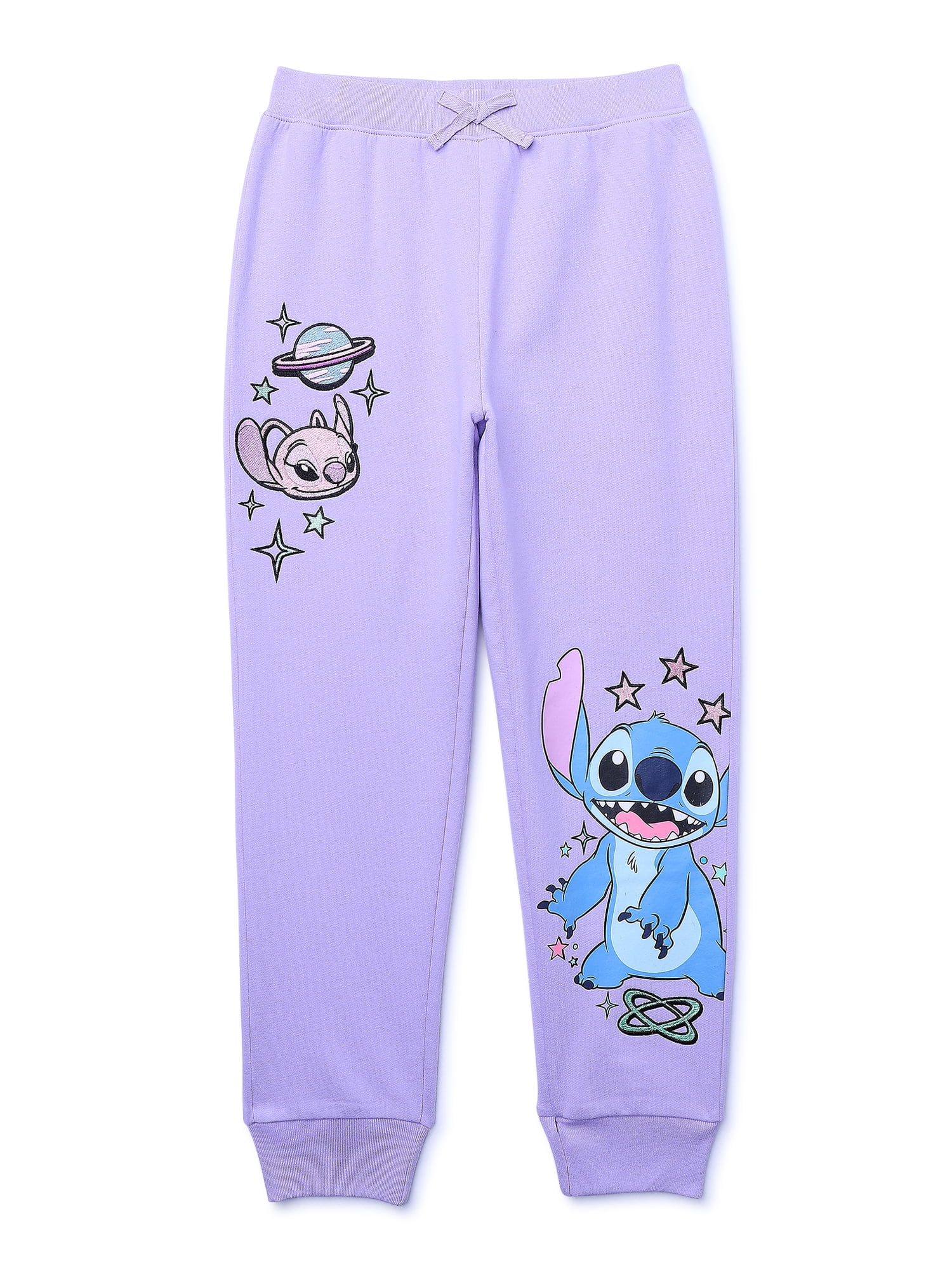 Lilo & Stitch Girls Angel Graphic Joggers, Sizes 4-16 - Walmart.com